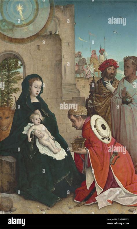 The Adoration Of The Magi By Juan De Flandes Circa 1508 1519 Depicts