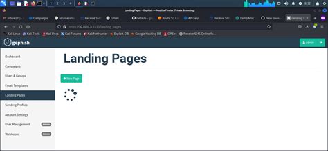 go phish loading loop at landing pages · issue 2596 · gophish gophish