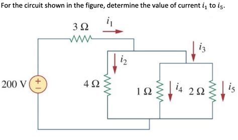 Solved For The Circuit Shown In The Figure Determine The Chegg