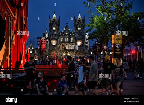 Clisson France 21st June 2025 General Atmosphere On Day 3 At Hellfest Open Air In Clisson