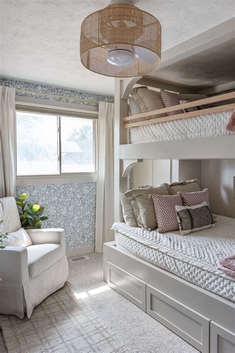 Built In Bunk Beds Girls Room