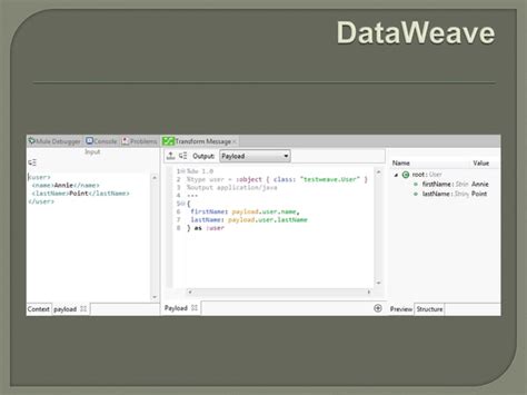 mule esb data weave pptx
