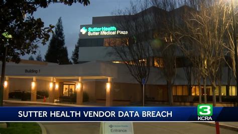 Sutter Health Announces Massive Vendor Data Breach Youtube