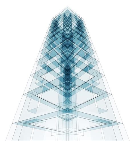 Premium Photo Construction Architecture Project White Isolated 3d Rendering