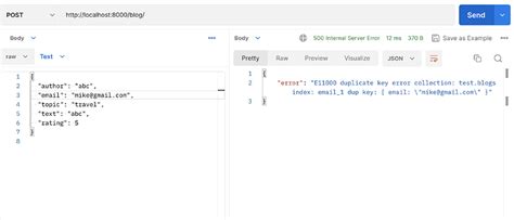 Expressmongoose Unique Option Not Working Nodejs Frameworks