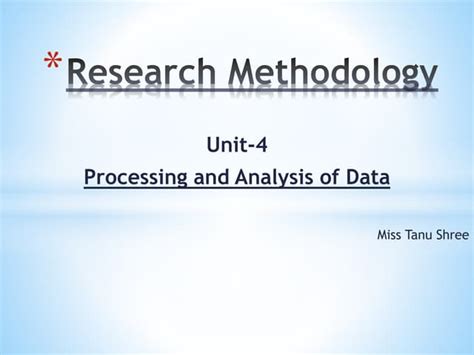 Research Methodology Unit 4 Notespptx Databases Computer Software And Applications