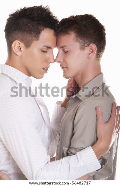Passionate Gay Couple Stock Photo Edit Now