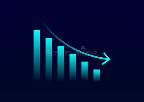 Declining Chart Arrow Stock Illustrations 1253 Declining Chart Arrow