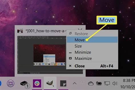 How To Move A Window That Is Off Screen