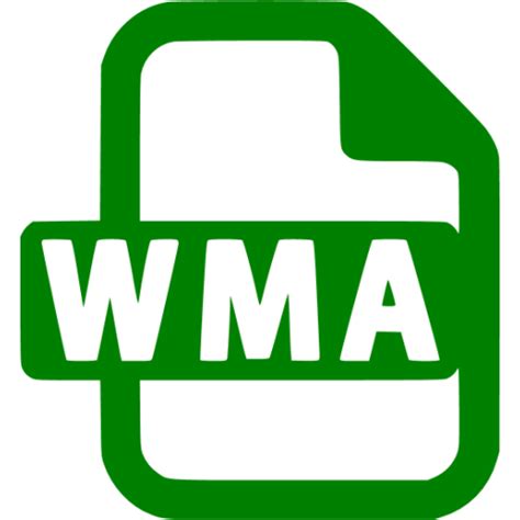 Green Wma Icon Free Green File Icons