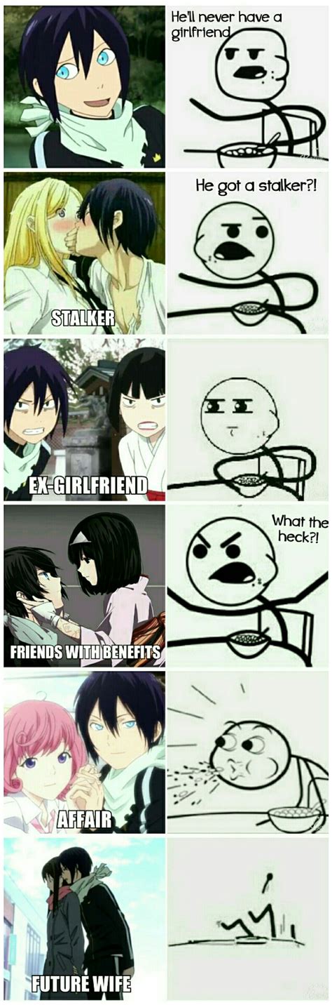 Yato S A Chick Magnet Huh They Forgot Yukine As The One Dude He Slept With Anime Noragami
