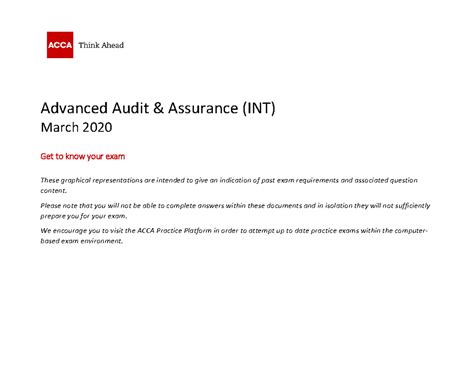 AAA INT Mar GR New Material Advanced Audit Assurance INT March Get To Know