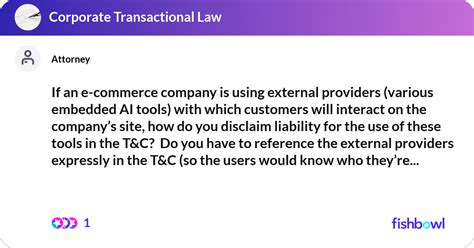 If An E Commerce Company Is Using External Provide Fishbowl