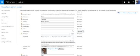 Office 365 Crawling User Profiles In Sharepoint Online