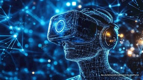 Ai创作图vr头戴设备 数字世界 增强现实 虚拟环境 在线游戏 教育应用 社交媒体 商业解决方案 未来趋势 昵图网