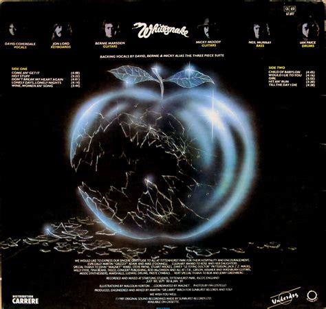 Whitesnake Come An Get It French Release 1981 Rare Vinyl With