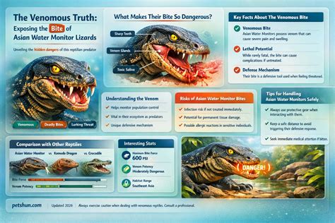 The Venomous Truth Exposing The Bite Of Asian Water Monitor Lizards