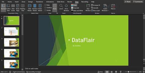 Sidebar In PowerPoint DataFlair