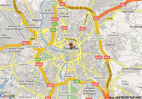 Toulouse Map Toulouse Map