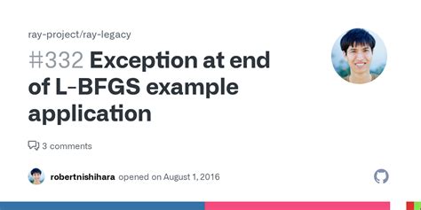 Exception At End Of L Bfgs Example Application · Issue 332 · Ray