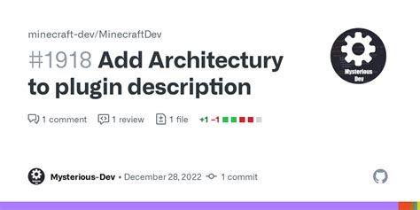 Add Architectury To Plugin Description By Mysterious Dev Pull Request Minecraft Dev
