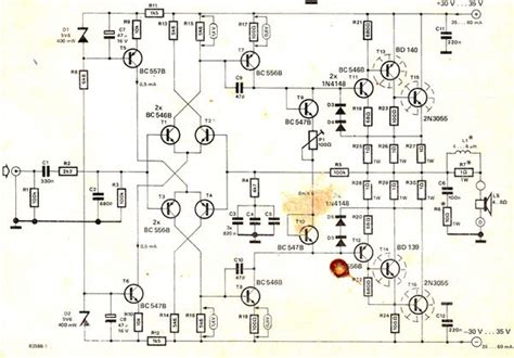 High Power Audio Amplifier Schematics