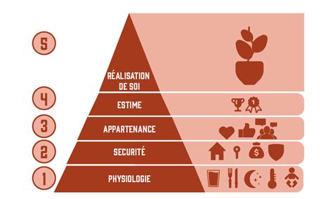 Pyramide De Maslow Besoins Motivation Application Fait