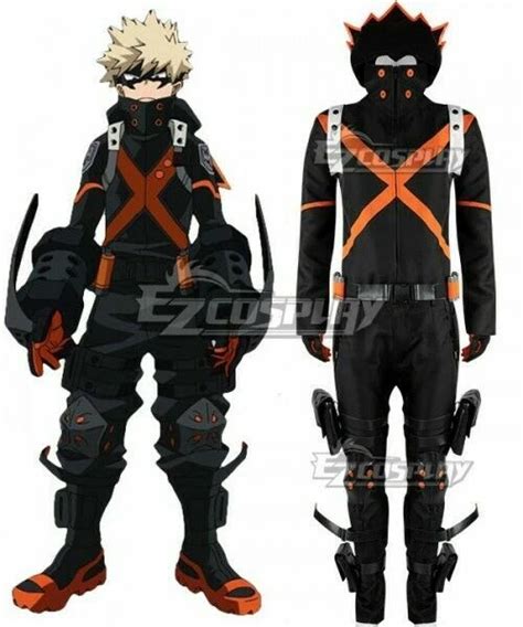 My Hero Academia World Heroes Mission Katsuki Bakugou Cosplay Costume