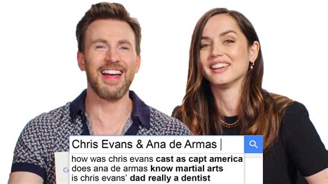 Watch Chris Evans And Ana De Armas Answer The Webs Most Searched