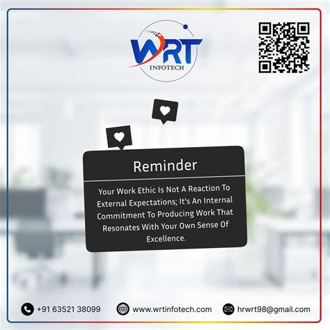 Wrt Infotech On Linkedin Workethic Excellence Professionalgrowth Leadership Selfmotivation