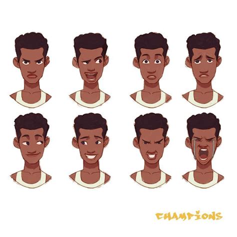 Cartoon Character Facial Expressions Animated Facial Expressions