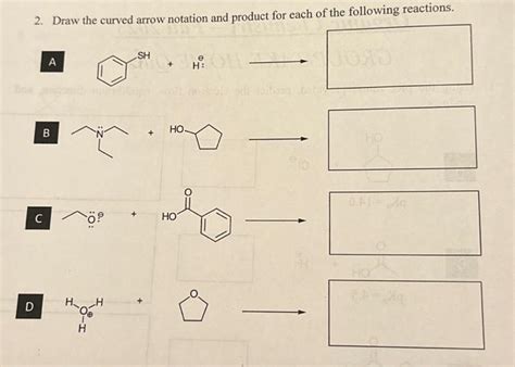 Solved Draw Curved Arrow Notation And Product For Each Of Chegg