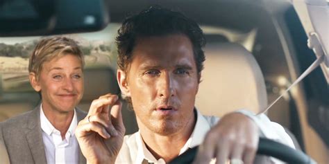 Ellen Degeneres Matthew Mcconaughey Lincoln Ad Parody Askmen