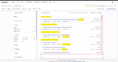 New Uxui Shortcoming Sonarqube Server Community Build Sonar