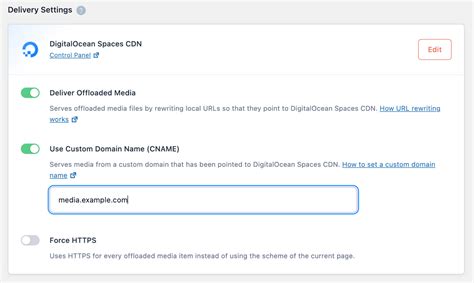 Digitalocean Spaces Cdn Setup