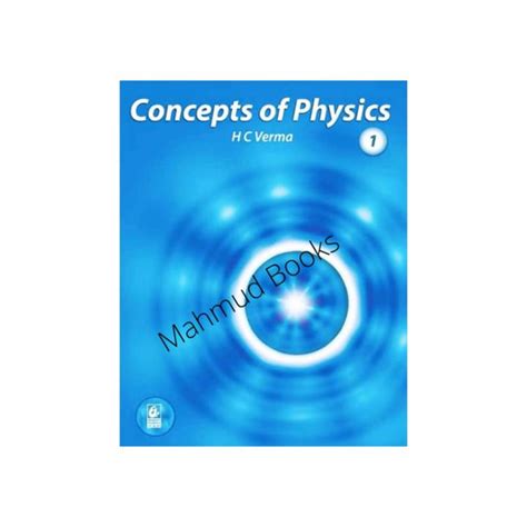 Concepts Of Physics Vol I By Hc Verma Book Bd