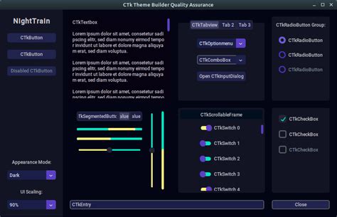 5 New CustomTkinter Themes TomSchimansky CustomTkinter Discussion 1728 GitHub