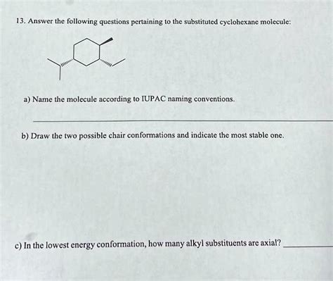 Solved 13 Answer The Following Questions Pertaining To The