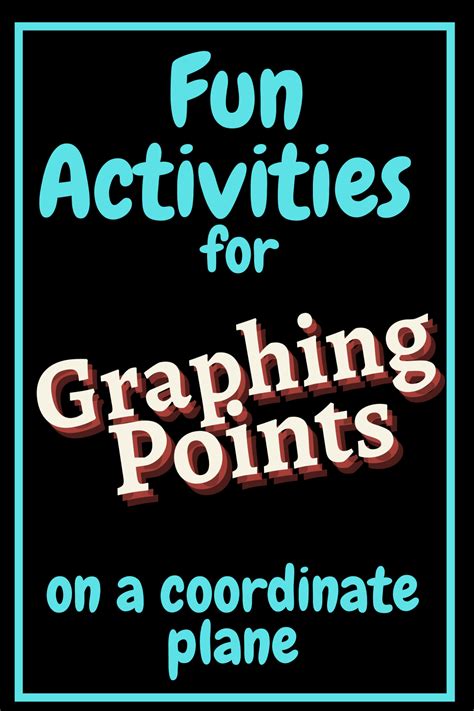 Fun Activities For Graphing Points On A Coordinate Plane Rethink Math Teacher