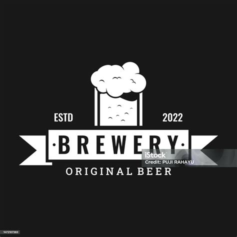 프리미엄 품질의 빈티지 공예 맥주 로고 템플릿 디자인입니다 배지 엠블럼 맥주 회사 바 선술집 0명에 대한 스톡 벡터 아트 및