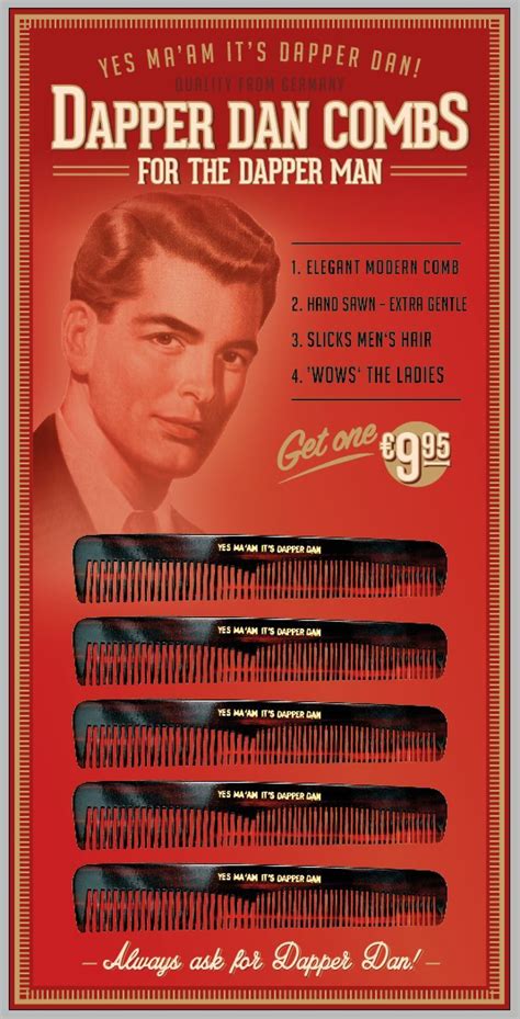 Dapper Dan Combs For The Dapper Man Barbercut