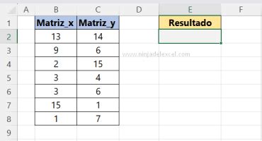 Función SUMAX MASY en Excel Ninja del Excel