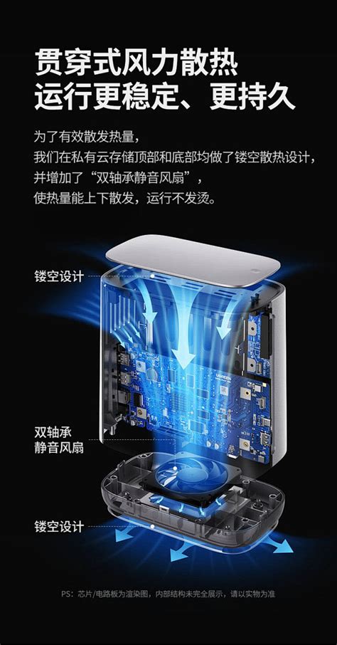 绿联dh2000 nas网络存储服务器个人云家用家庭私有云盘储存器主机局域网多人共享硬盘盒多双盘位企业办公无线 天猫
