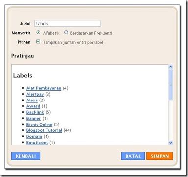 Cara Membuat Label Pada Blog Wong Ayu