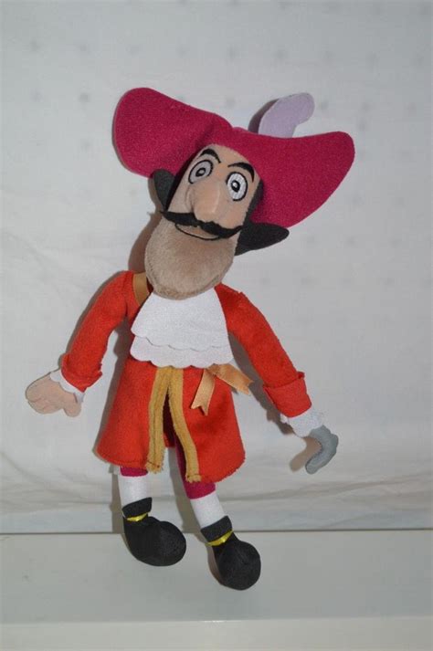 Disney Peter Pan Captain Hook Plush Stuffed Doll Soft 10 1866421961
