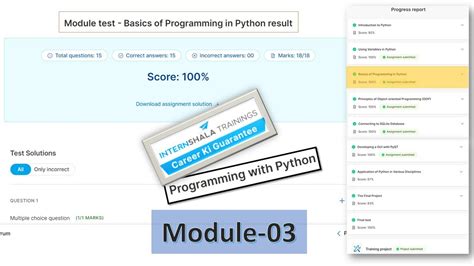 Programming with Python Module 3 Basics of Programming in Python ...