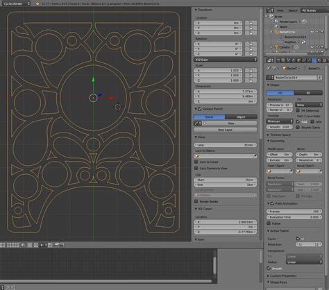 Modeling How Do I Fill My Bezier Curve Shape Blender Stack Exchange