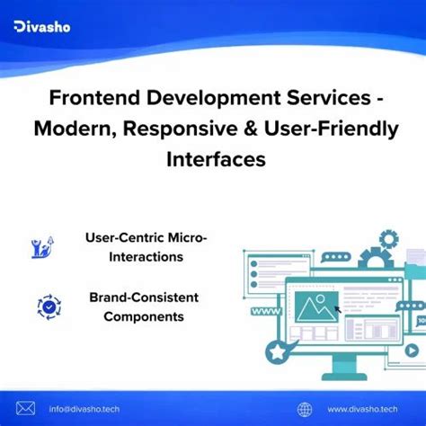 Modern Responsive User Friendly Interface Frontend Development Service