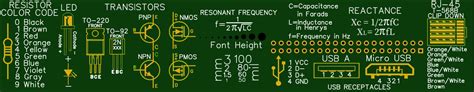 Black 6″ Raspberry Pi And Electronics Printed Circuit Board Ruler