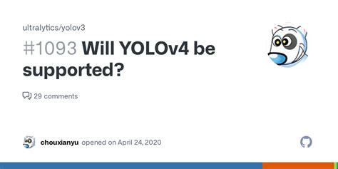 will yolov4 be supported · issue 1093 · ultralytics yolov3 · github